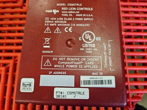 Red Lion Csmstrle Communication Protocol Converter Cpu Used Motion Constrained Surplus