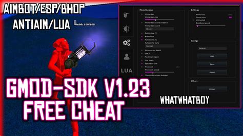 gmod sdk v1 2 3 [garry s mod cheat] free lua loader aimbot esp bhop