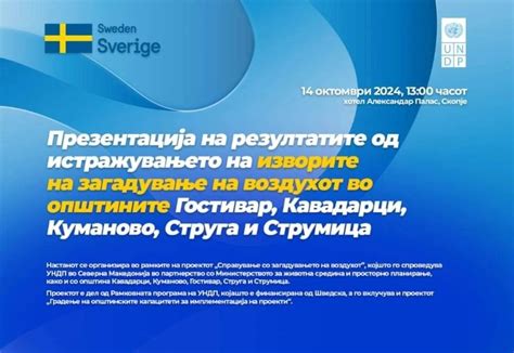 8️⃣Октомври 🚩ИНФО ЗА НАСТАН ️Организатор Undp Канцеларија во Македонија со поддршка на
