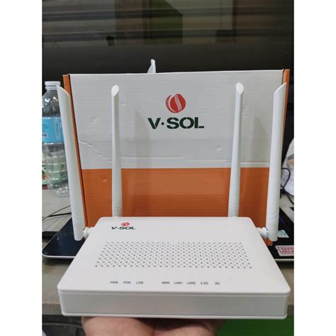 VSOL V2802DAC AC1200 WiFi ONT WiFi 5 EasyMesh XPON Dual Mode Shopee Philippines
