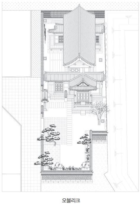 【은평 한옥】 도시형 2층 한옥 은평한옥마을 청인당靑寅堂 조경 건축 도면 집 계획 작은 집