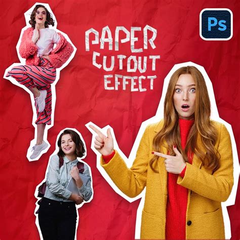 Create Paper Cut Out Effect In Photoshop Paper Cutout Effect Photoshop Illustration Tutorial