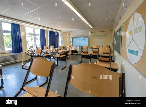 Classroom Of A Fourth Grade After School The Building Is Older But In