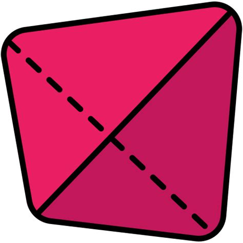 Tetrahedron Generic Color Lineal Color Icon