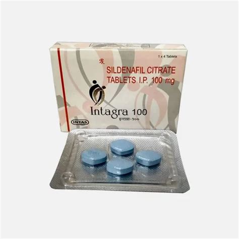 50mg 100mg Integra Sildenafil Tablets Packaging Size 1 X 4 At Rs 300