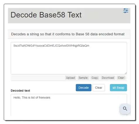 6 best free online base58 decoder websites