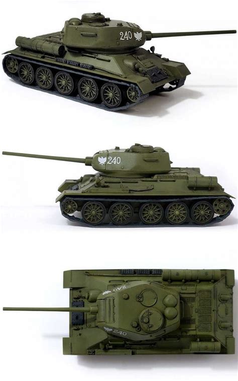 Model Kit Tank 13421 Soviet Medium Tank T 34 85 1 72 Car Model