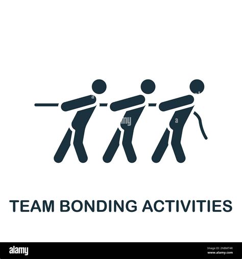 Team Bonding Activities Icon Monochrome Simple Sign From Employee