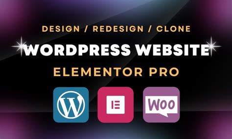 Design Redesign Or Clone Wordpress Website With Elementor Pro By Dev
