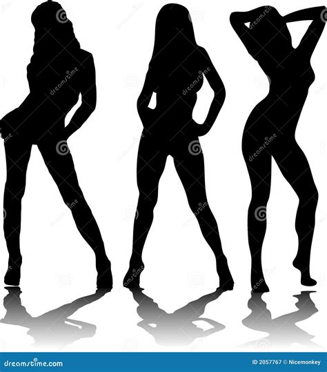 Sexy Three Royalty Free Stock Photography Image 2057767