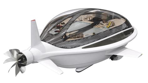 Futuristic Airship Concept 3d Model Cgtrader