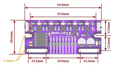 Maker Line Simplifying Line Sensor For Beginner