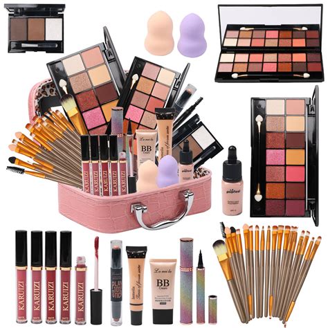 All In One Makeup Kit 2x14 Eyeshadow Palette Liquid Foundation
