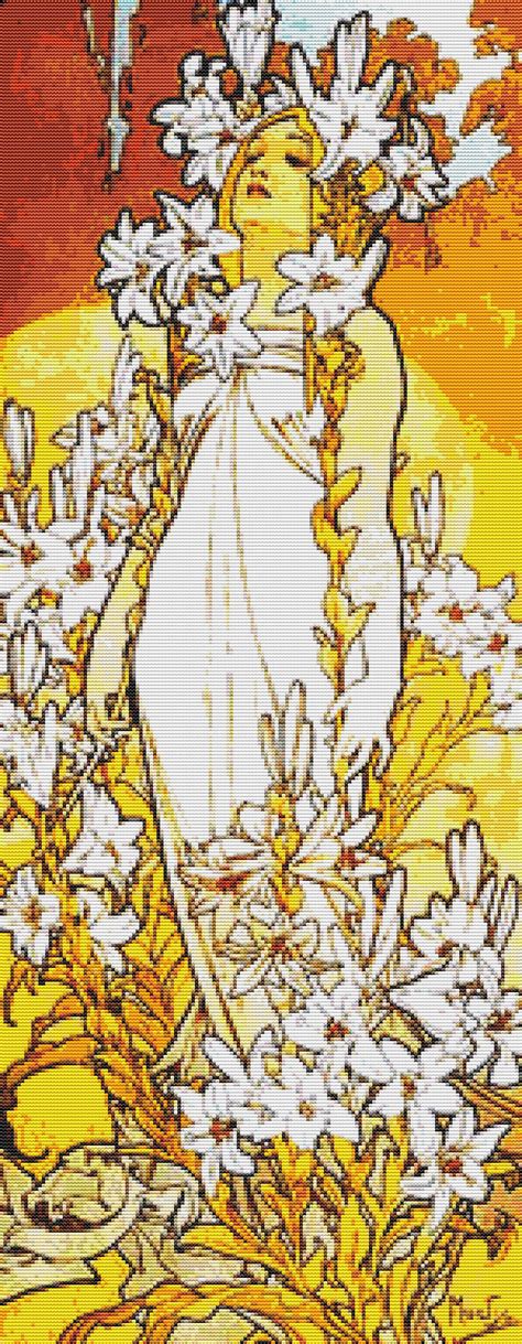 Lily Cross Stitch Pattern Etsy