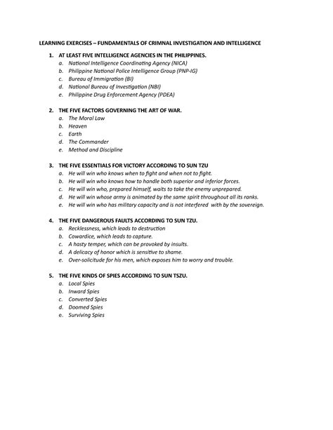 Learning Exercises Enumeration Learning Exercises Fundamentals Of