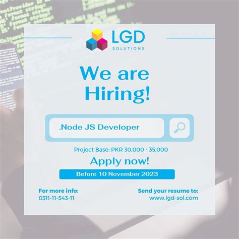 La Grace Divine Solutions On Linkedin Hiring Jobalert Nodejs Nodejsdevelopers Angularjs