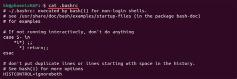 What Is The Bashrc File In Linux Phoenixnap Kb