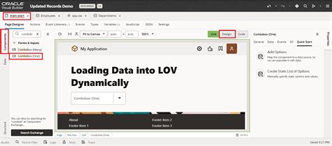 Dynamically Load Data Into A Lov In Oracle Visual Builder Techsupper