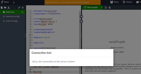 Error While Auto Saving Document In Overleaf Issue Overleaf Docstore GitHub
