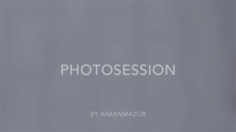 Photosession 1 Youtube
