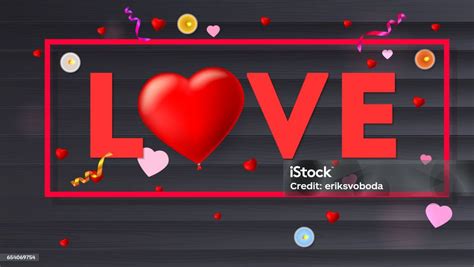 카드 인쇄 술 풍선 스 칼 렛 풍선의 형태로 큰 붉은 마음으로를 사랑 해요 구성 초 틴 셀에 및 색종이에 최고의 보기 디자인에