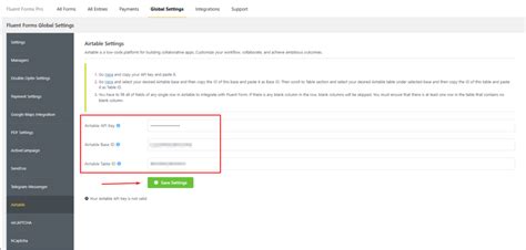 Airtable Legacy Integration With Fluent Forms Wp Manage Ninja