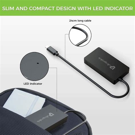Buy UltraProlink IExpand USB 3 1 Type C To USB 3 0 Type A USB Hub High Speed Transfer Data