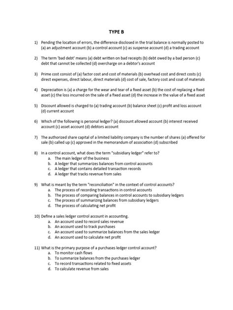 ss 2 objective type b pdf debits and credits expense