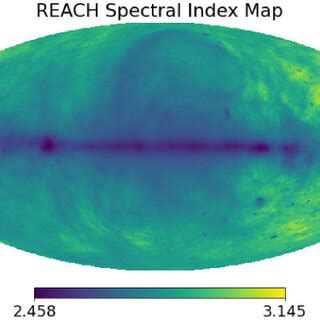 The spatial variation of the spectral index β shown in galactic Download Scientific Diagram
