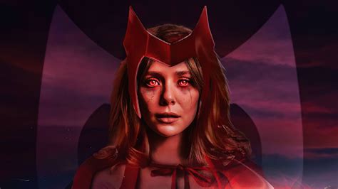 Wanda Maximoff Elizabeth Olsen Marvel Comics Scarlet Witch 4k Hd Wandavision Wallpapers Hd