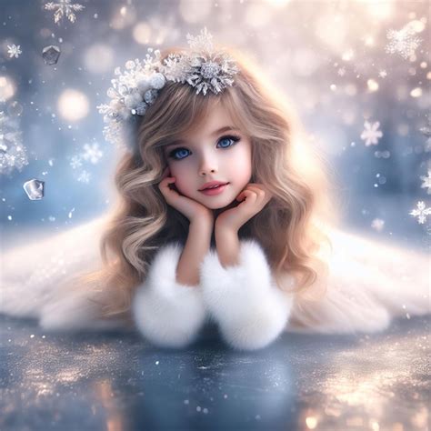 Premium Photo Beautiful Girl Christmas And New Year Theme