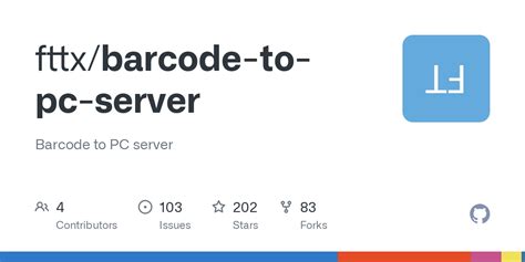 github fttx barcode to pc server barcode to pc server