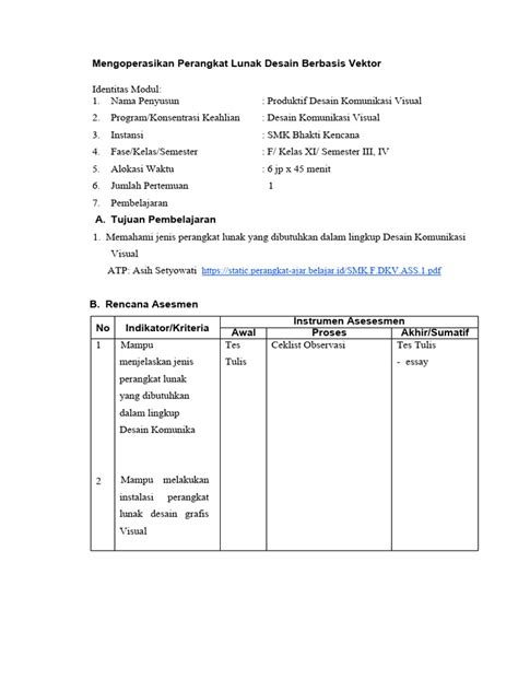 Modul Ajar Desain Komunikasi Visual Mengoperasikan Perangkat Lunak Desain Berbasis Raster Dan