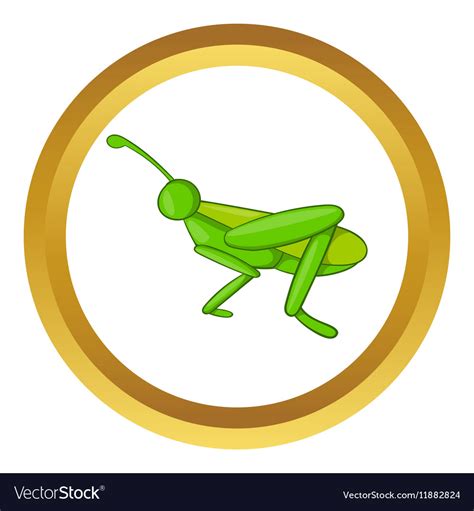 Grasshopper Icon Royalty Free Vector Image Vectorstock
