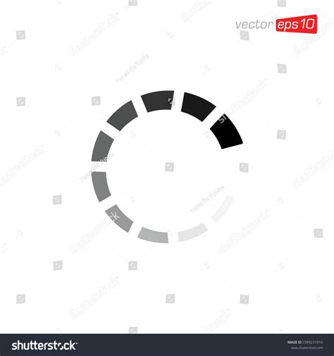 Loading Sign Icon Vector Template Stock Vector Royalty Free Shutterstock
