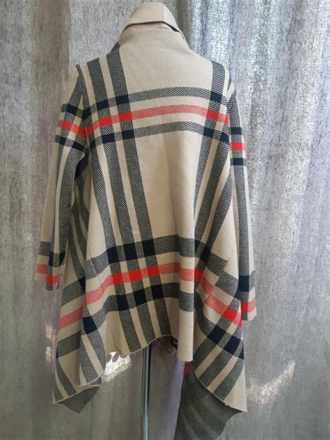 버버리 스타일 캐시미어 가디건 55 66 헬로마켓