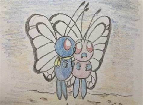 バイバイバタフリー ポケモンキッズイラストコンテスト テーマは「キミとポケモンの出会い」！ 投稿一覧 ポケモンキッズイラスト