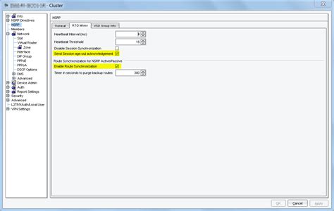 Juniper Screenos Nsrp Configuration Via Gui Nsm And Cli