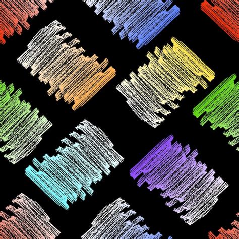 Premium Vector Seamless Pattern Of Colorful Abstract Doodles