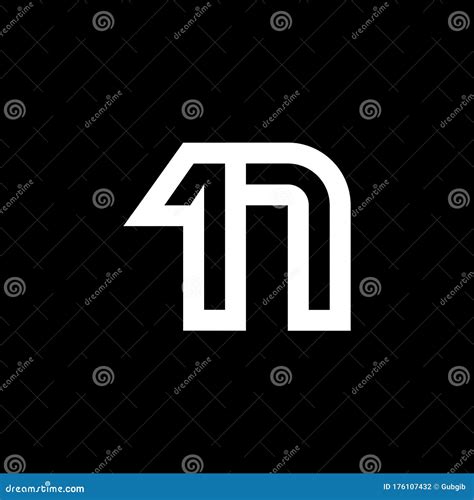 Black And White Number Initial Logo Icon Stock Vector Illustration Of Shape Calendar
