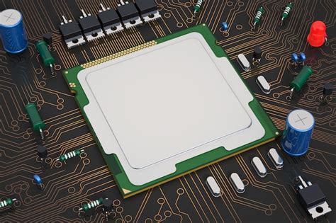 premium photo cpu computer processor unit 3d rendering