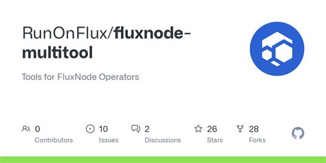 Github Runonfluxfluxnode Multitool Tools For Fluxnode Operators