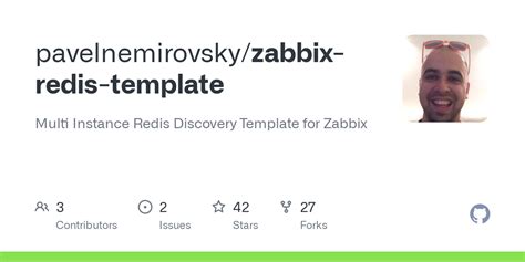 Github Pavelnemirovsky Zabbix Redis Template Multi Instance Redis Discovery Template For Zabbix