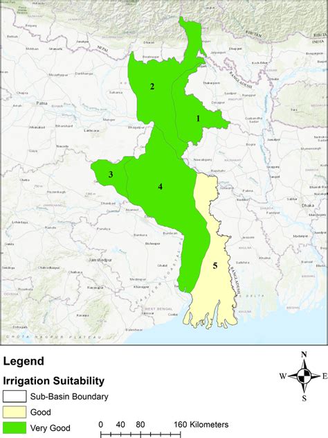 Irrigation Suitability Map In The Lower Ganga Basin Download Scientific Diagram