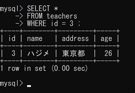 SQL基礎WHERE句とは TECH PROjin SQL基礎WHERE句とは TECH PROjin