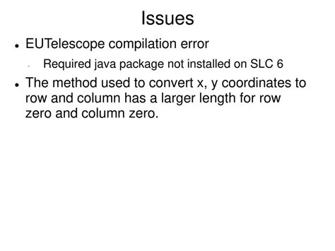 EUTelescope Testbeam Analysis Summer Ppt Download