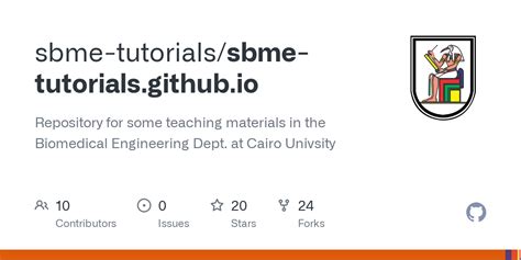 Github Sbme Tutorials Sbme Tutorials Github Io Repository For Some