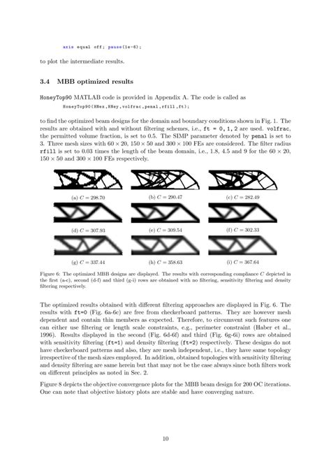 Honeytop90 A 90 Line Matlab Code For Topology Optimization Using Honeycomb Tessellation Deepai