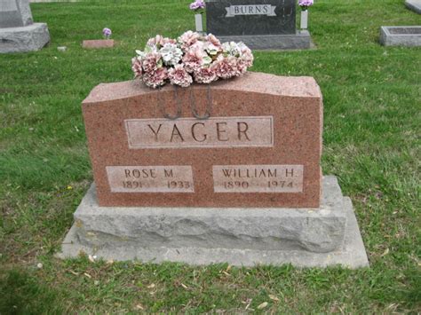 Rose M Bethe Yager 1891 1933 Find A Grave Memorial