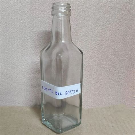 100 Ml Oil Bottle At ₹ 8piece Oil Glass Bottle In Firozabad Id 2854450604333